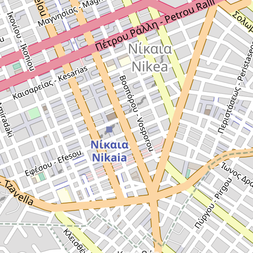 Νίκαια Αθήνα Χάρτης | CityPlaces.gr