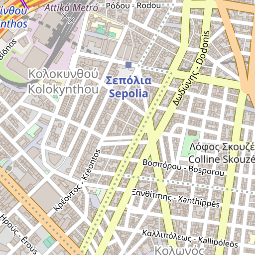 Κάτω Πατήσια Αθήνα Χάρτης | CityPlaces.gr