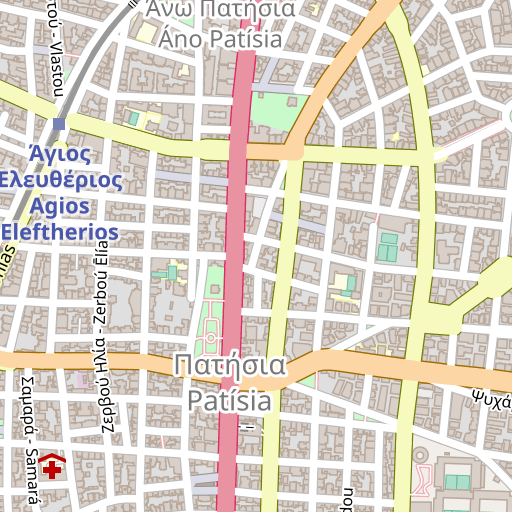 Κάτω Πατήσια Αθήνα Χάρτης | CityPlaces.gr