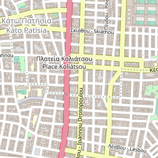 Κάτω Πατήσια Αθήνα Χάρτης | CityPlaces.gr