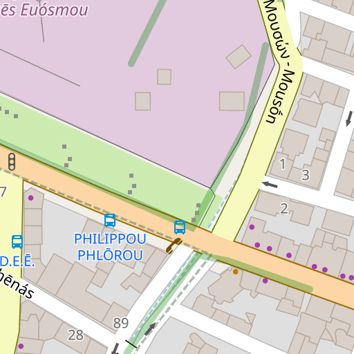 Καραολή και Δημητρίου Εύοσμος Χάρτης | CityPlaces.gr