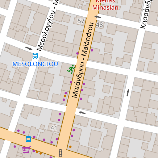 Καραολή και Δημητρίου Εύοσμος Χάρτης | CityPlaces.gr
