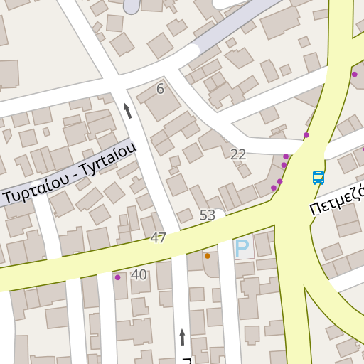 Αριστοφάνους Πυλαία Χάρτης | CityPlaces.gr