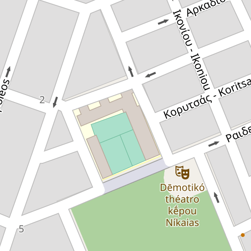 Αρκαδιου Νίκαια Χάρτης | CityPlaces.gr