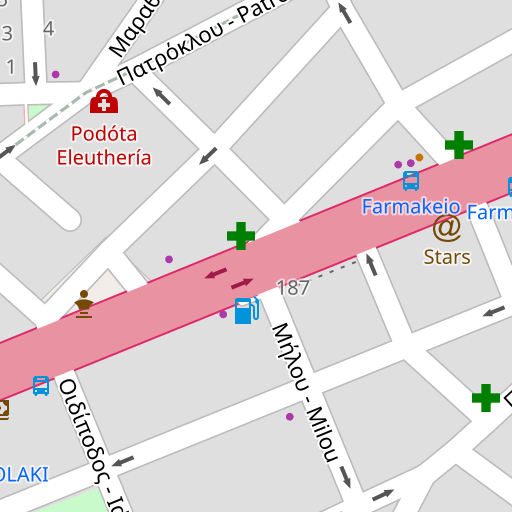 Πέτρου Ράλλη Νίκαια Χάρτης | CityPlaces.gr