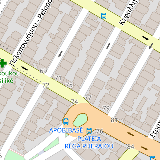 Δωδεκανησου Πετρούπολη Χάρτης | CityPlaces.gr