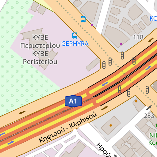 Εθνάρχου Μακαρίου Περιστέρι Χάρτης | CityPlaces.gr