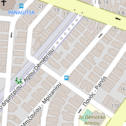 Πλατεία Ανεξαρτησιας Άλιμος Χάρτης | CityPlaces.gr