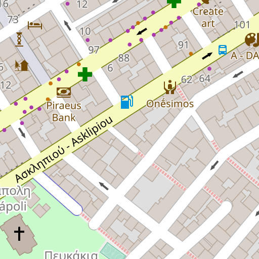 Ιπποκρατους Αθήνα Χάρτης | CityPlaces.gr