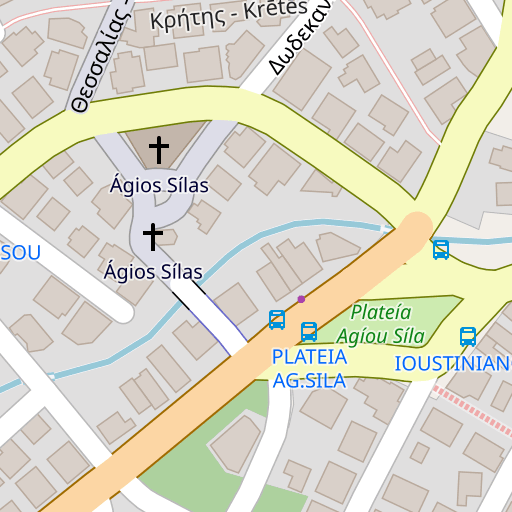 Ιουστινιανού Νέα Πεντέλη Χάρτης | CityPlaces.gr