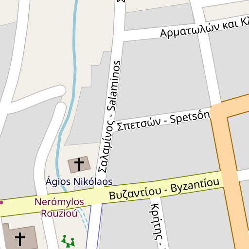 Βυζαντίου Παλλήνη Χάρτης | CityPlaces.gr